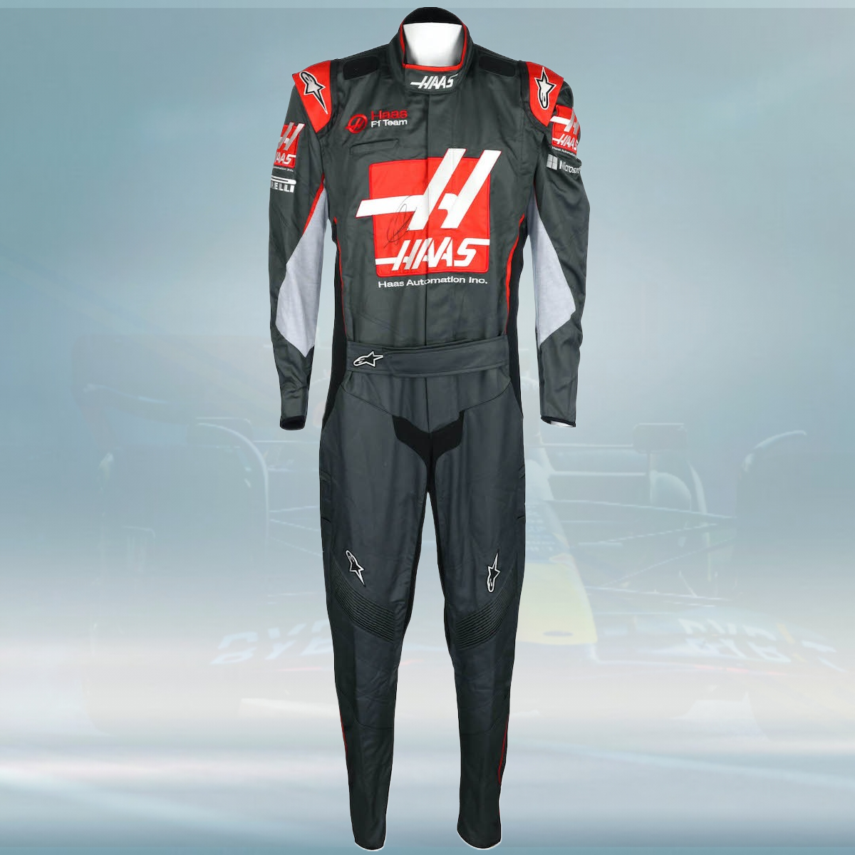 2017 Romain Grosjean Haas F1 Pit Crew Suit – FormulaFit Raceweras