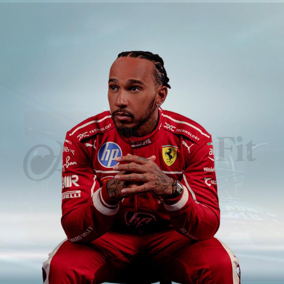 2025 Lewis Hamilton Scuderia Ferrari Hp F1 Race Suit – FormulaFit Raceweras