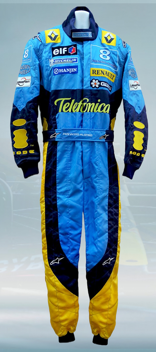 2004 Fernando Alonso Mild Seven Renault F1 Display Suit – FormulaFit ...