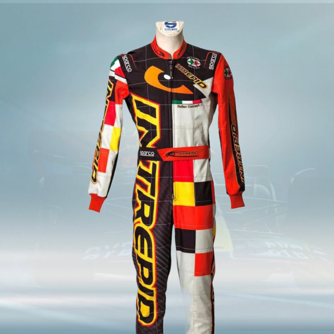 INTREPID Overall Driver Go Kart Racing Suit – FormulaFit Raceweras