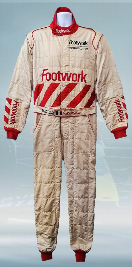 1991 Michele Alboreto Race Worn Footwork F1 Suit – FormulaFit Raceweras