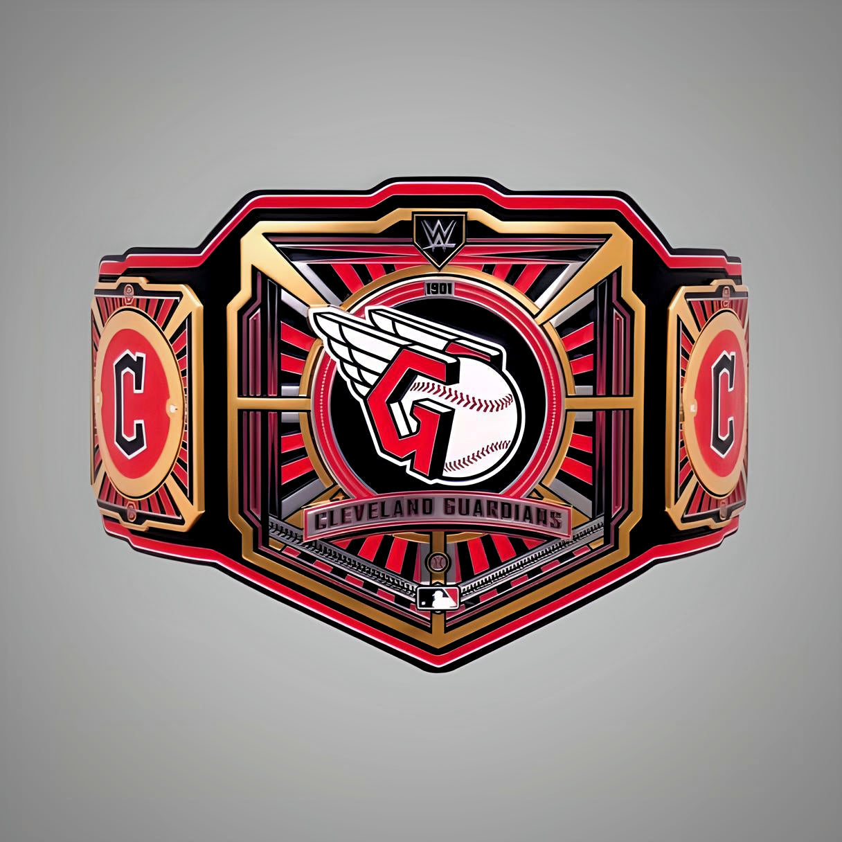 WWE Cleveland Guardians MLB Belt - Legacy Championship Title ...