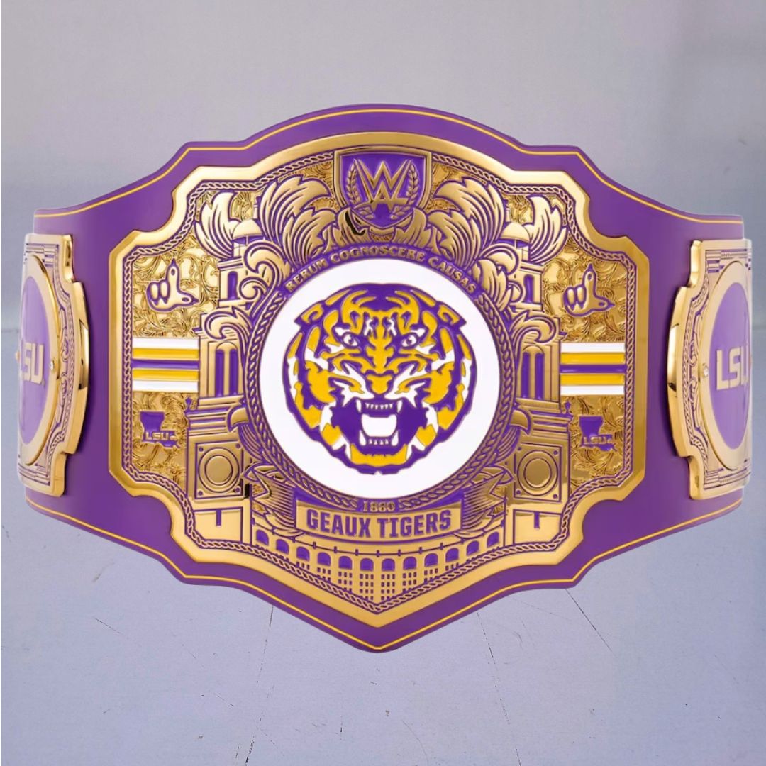 WWE LSU Tigers Championship Belt - Legacy Title – FormulaFit Raceweras
